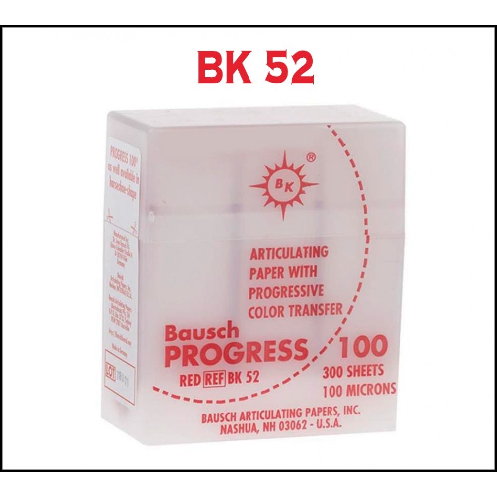Buy Articulating Paper 100 Microns With Dispenser BK 52 BAUSCH ...