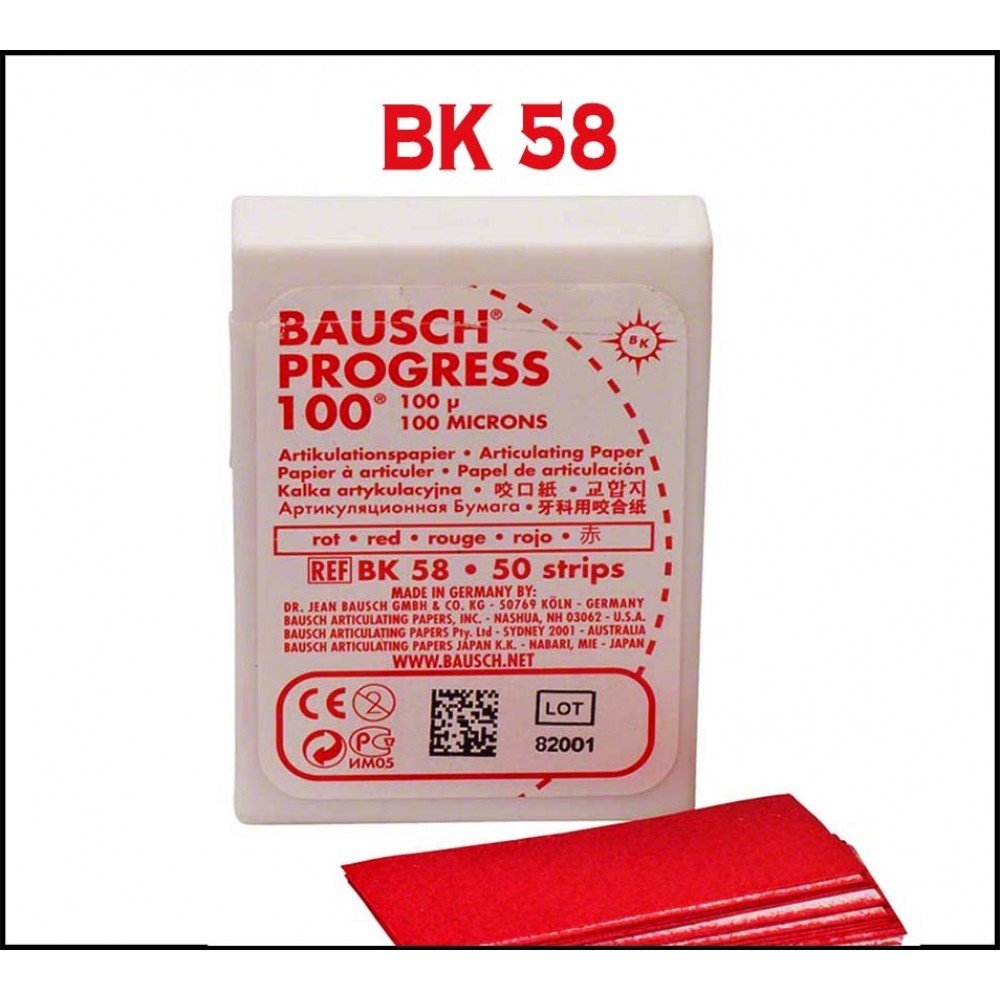 Buy Articulating Paper Economy Box 100 Microns BK 58 BAUSCH ...