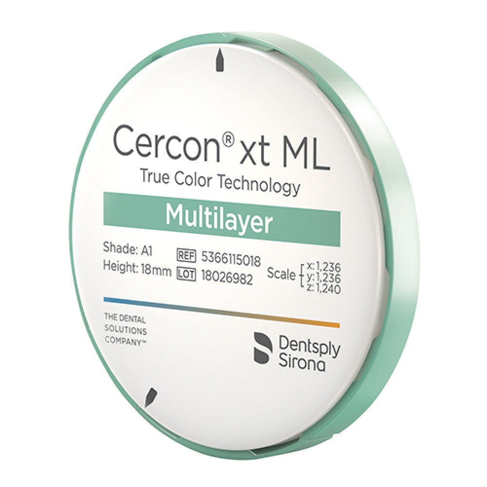 Buy Cercon XT Multilayer Zirconia Blocks Dentsply Online ...