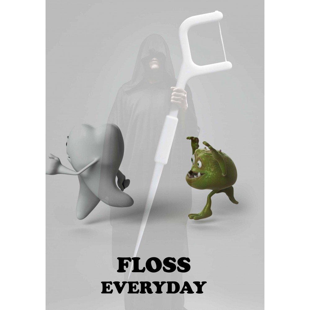 Buy Floss Everyday Poster Plates Zahnsply Online at Lowest ...