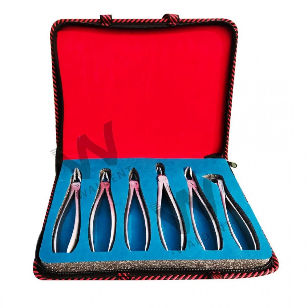 Buy Atraumatic Extraction Forceps Kit Coarse Serrations WALDENT ...